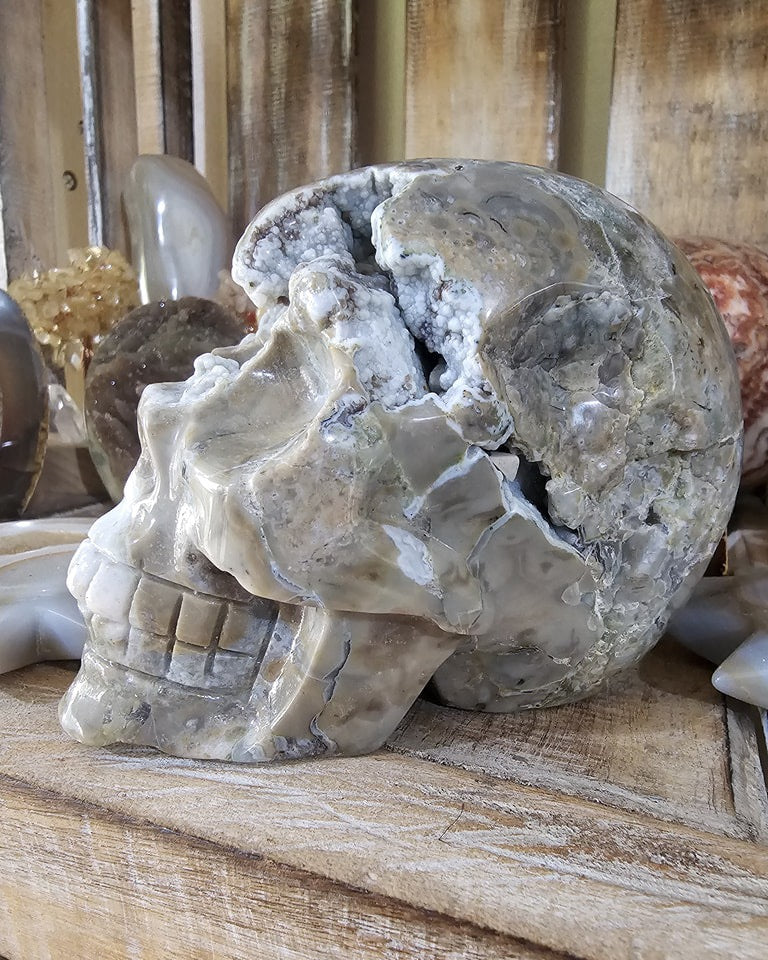 Volcano Agate Skull – Mystical Celebrations